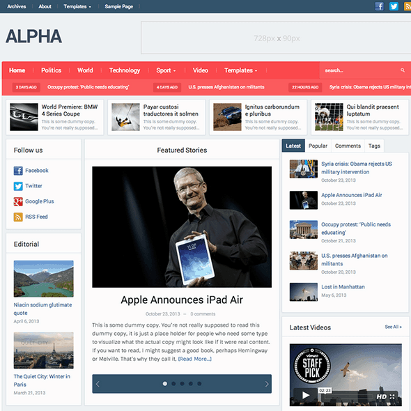 Top 25 WordPress themes tốt nhất cho blog công nghệ