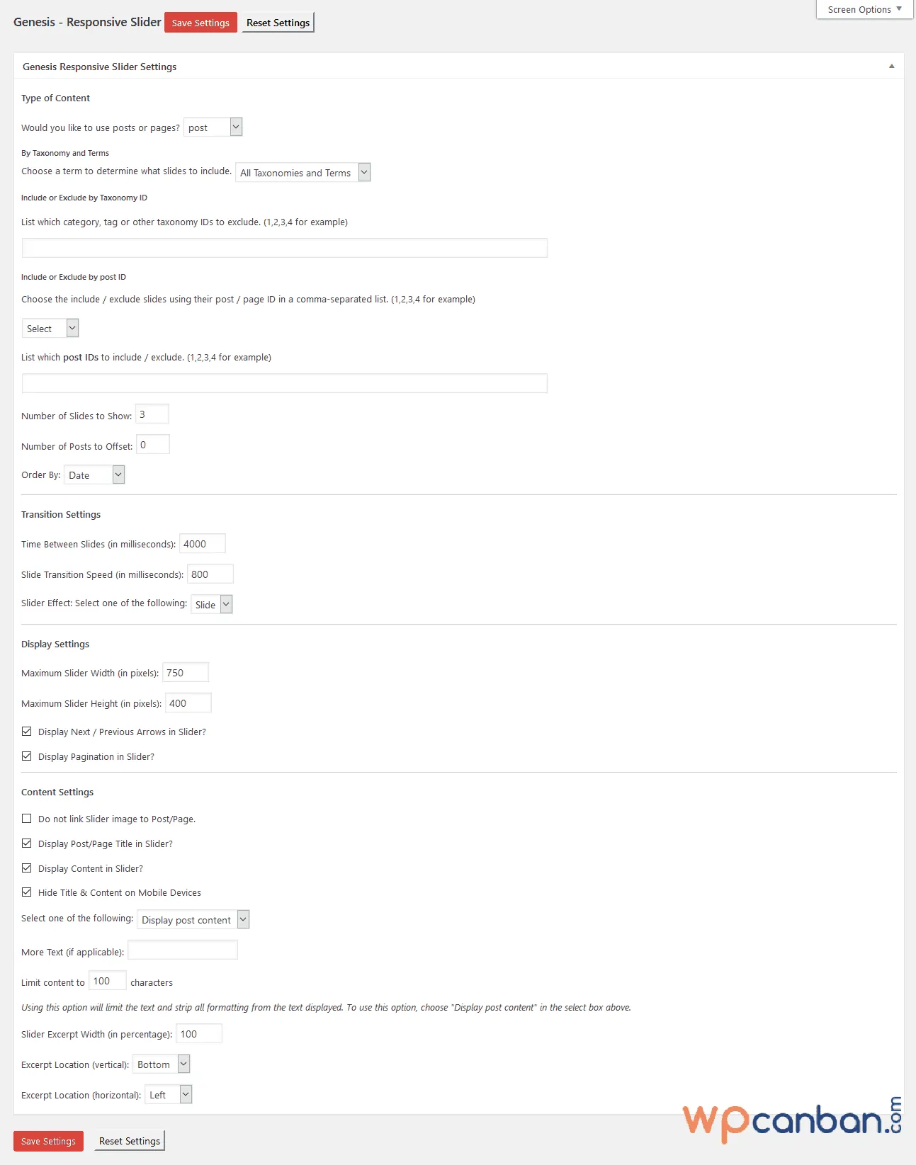 Tạo Genesis responsive slider cho theme Paradise