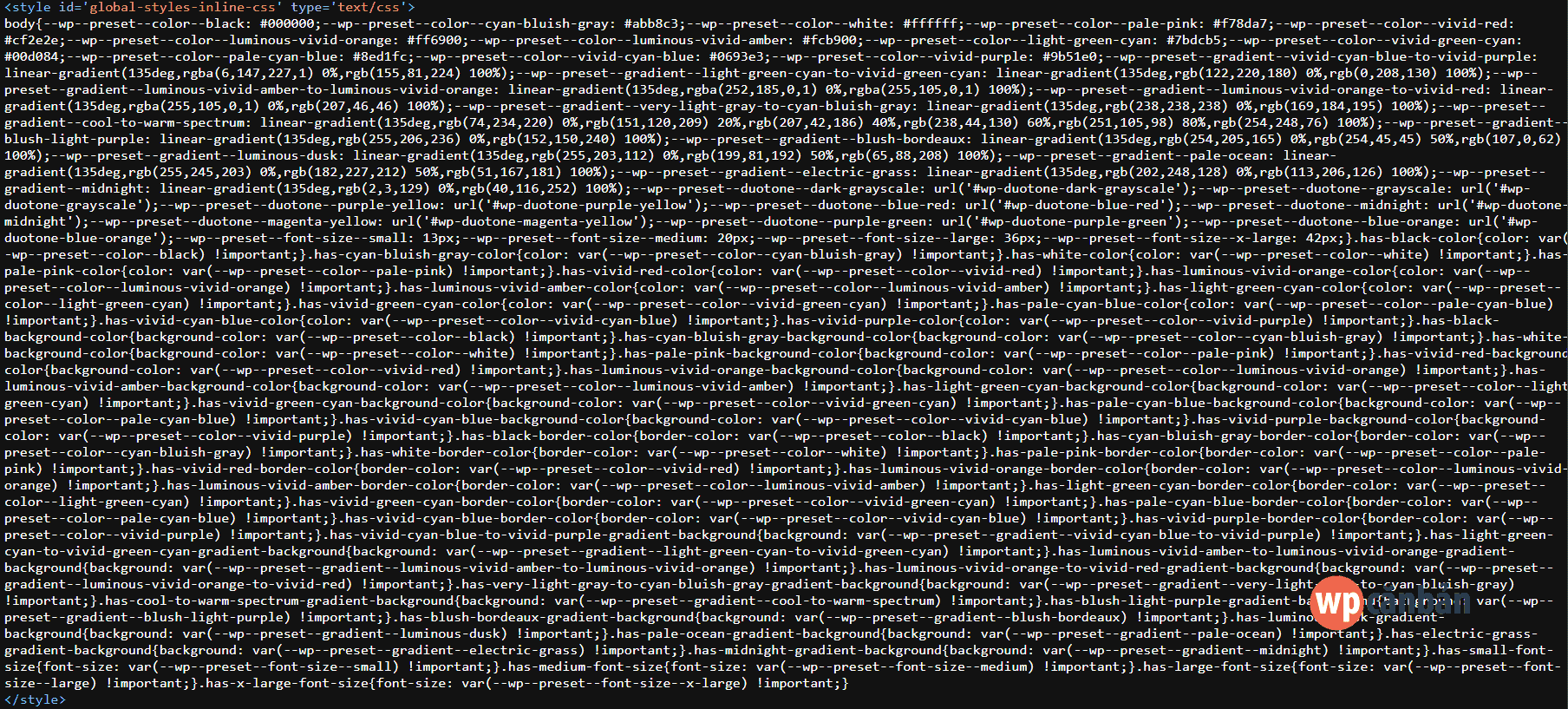 Vô hiệu hóa WordPress Global Styles (CSS và SVG) - WP Căn bản